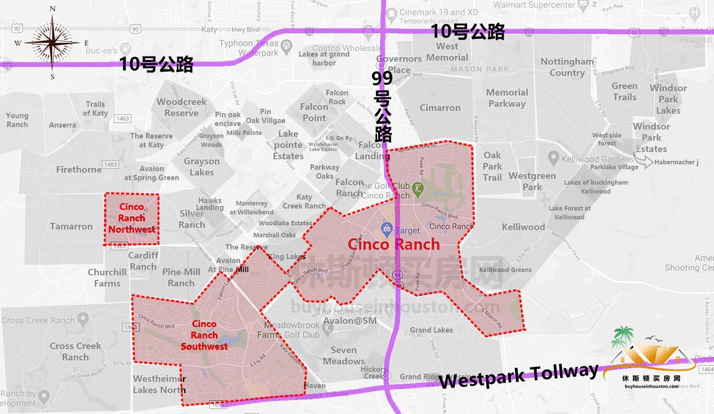 休斯顿华人区Sugar Land和Katy的Cinco Ranch跻身2020年全美最宜居25个郊区 - 休斯顿买房网